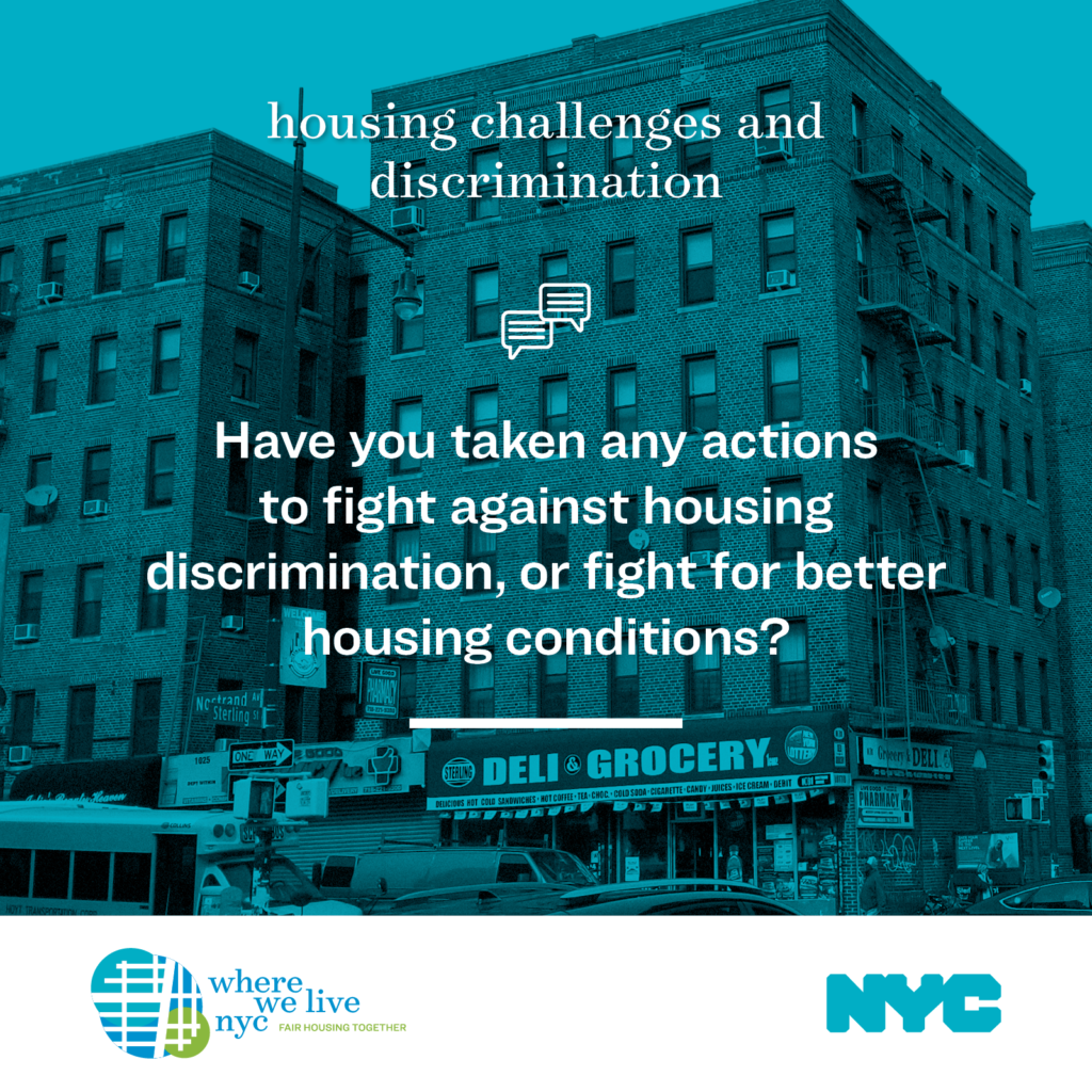 Topic: Housing Challenges and Discrimination | Where We Live NYC
